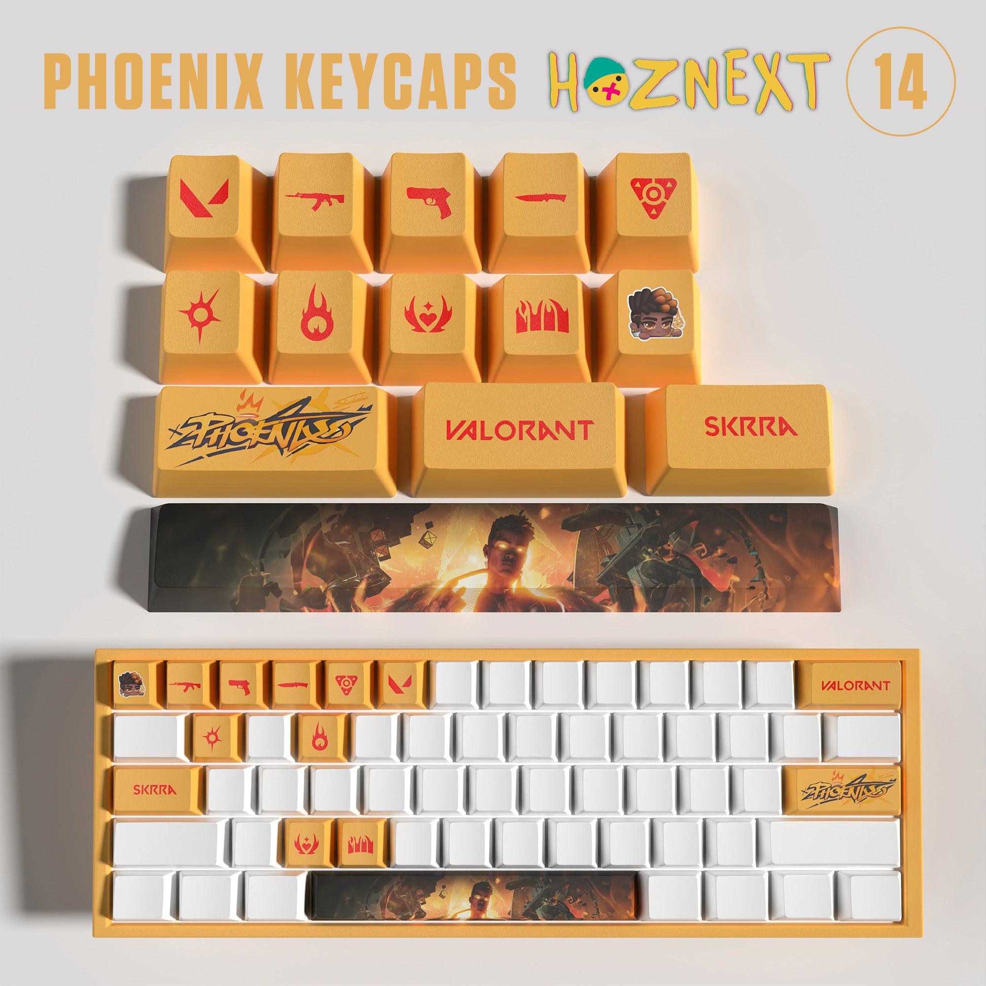 Phoenix Custom 29 Keycaps | Phoenix Keyboard's Keycaps | VALORANT Keycaps – HozNext