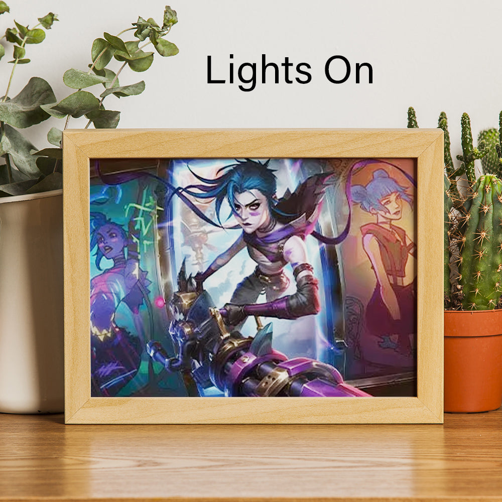 Arcane Jinx LED Lighting Canvas - Arcane Jinx Painting Light Skin – HozNext