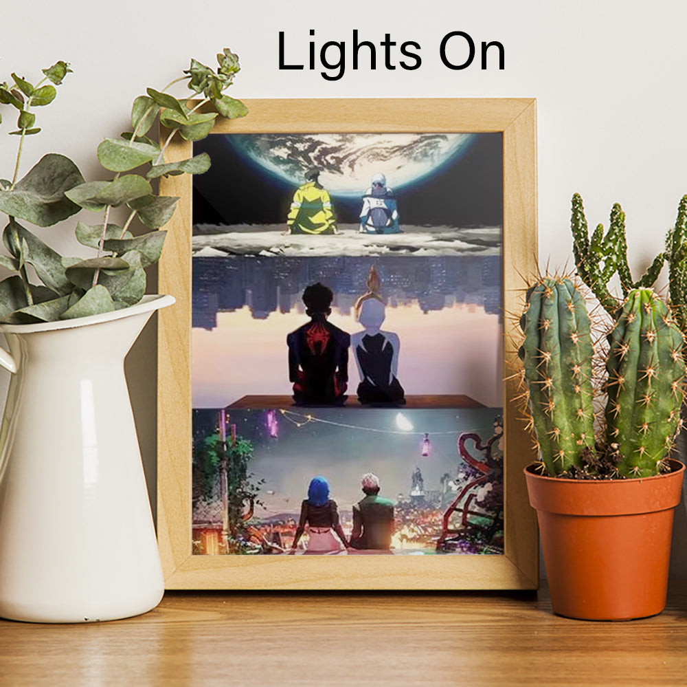 Arcane Ekko Powder LED Lighting Canvas - Arcane Jinx and Ekko Love ...