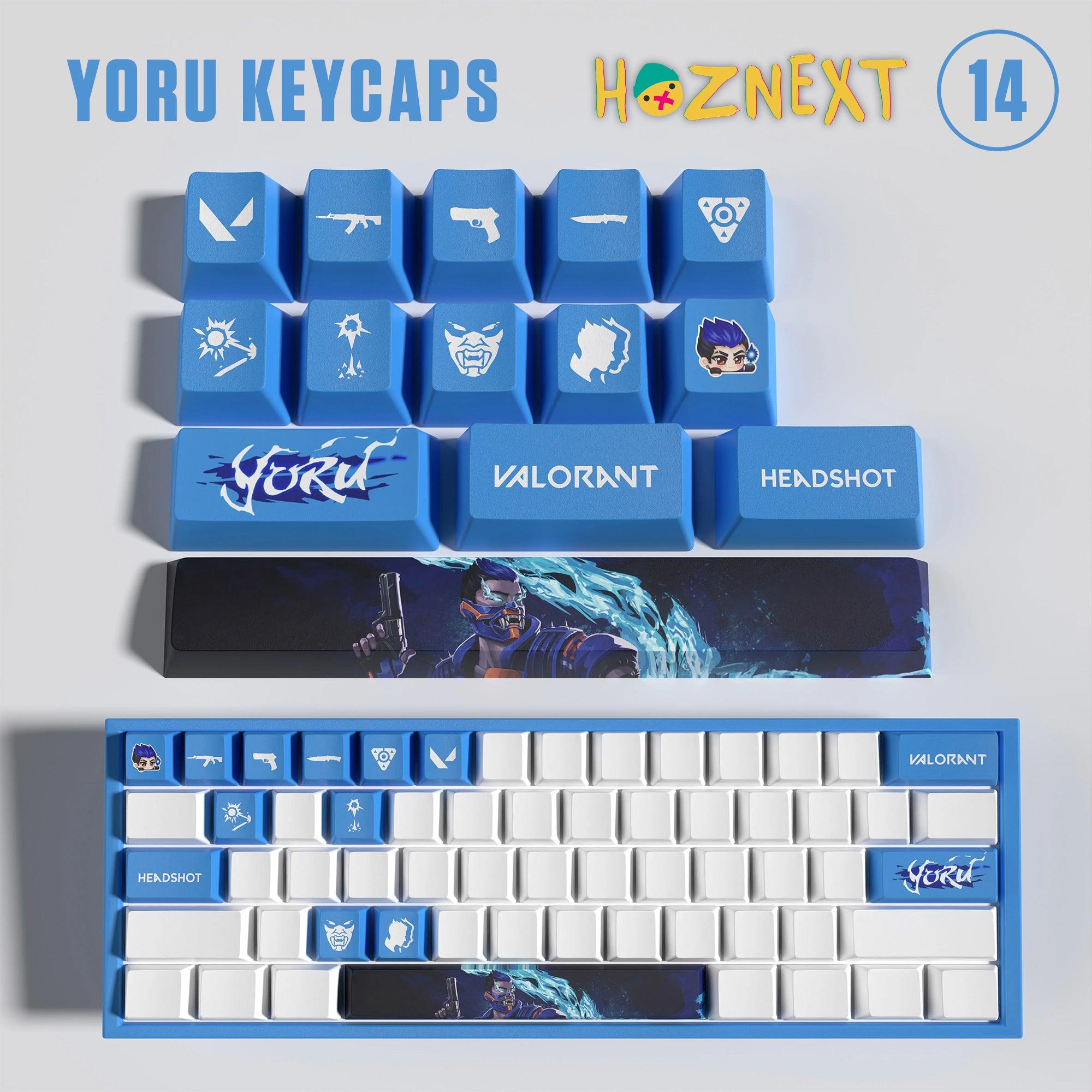 Yoru Custom 29 Keycaps | Yoru Keyboard's Keycaps | VALORANT Keycaps ...