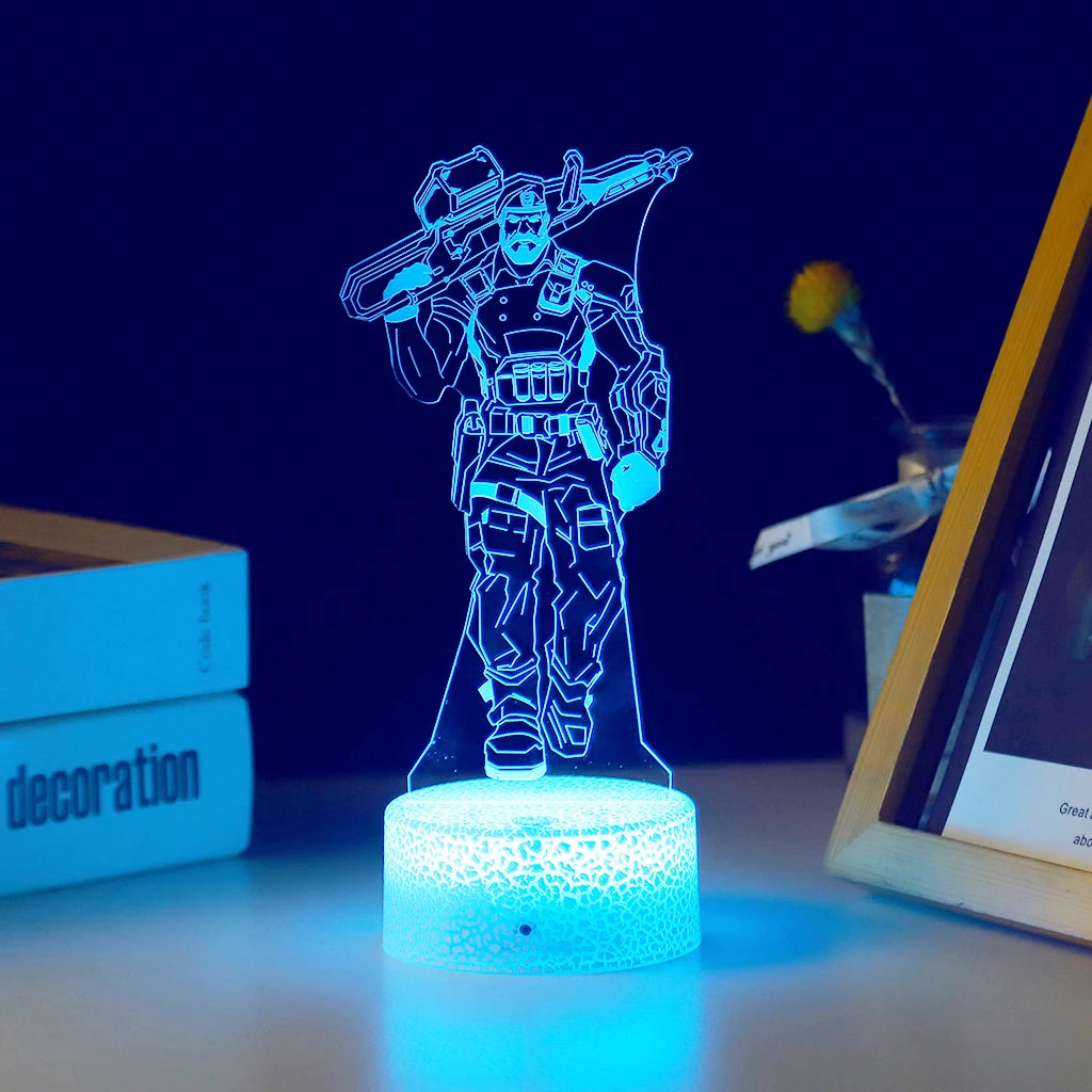 Brimstone Valorant Acrylic LED Lights - Brimstone led light - VALORANT ...