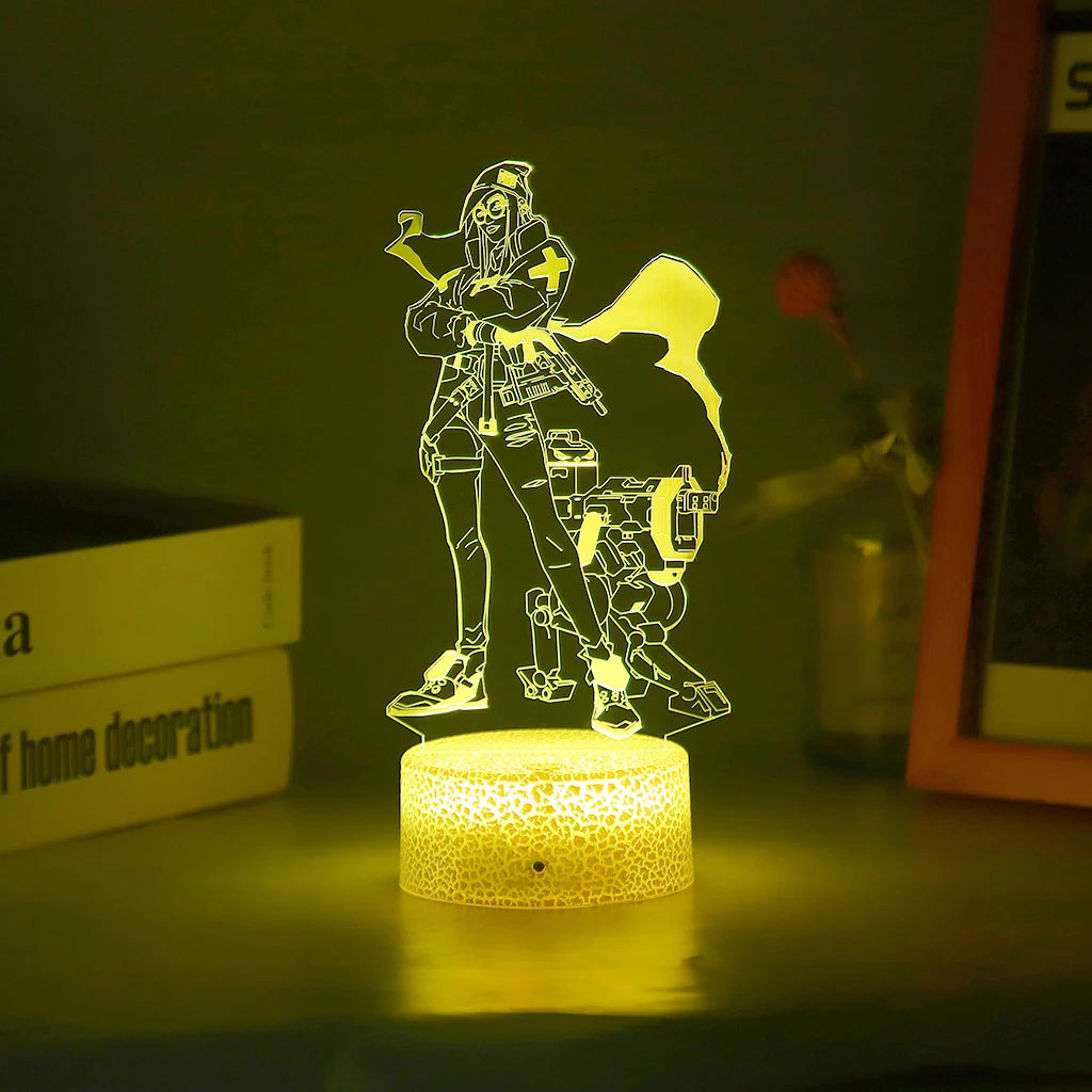 Killjoy Valorant Acrylic LED Lights - Killjoy led light - VALORANT LED ...