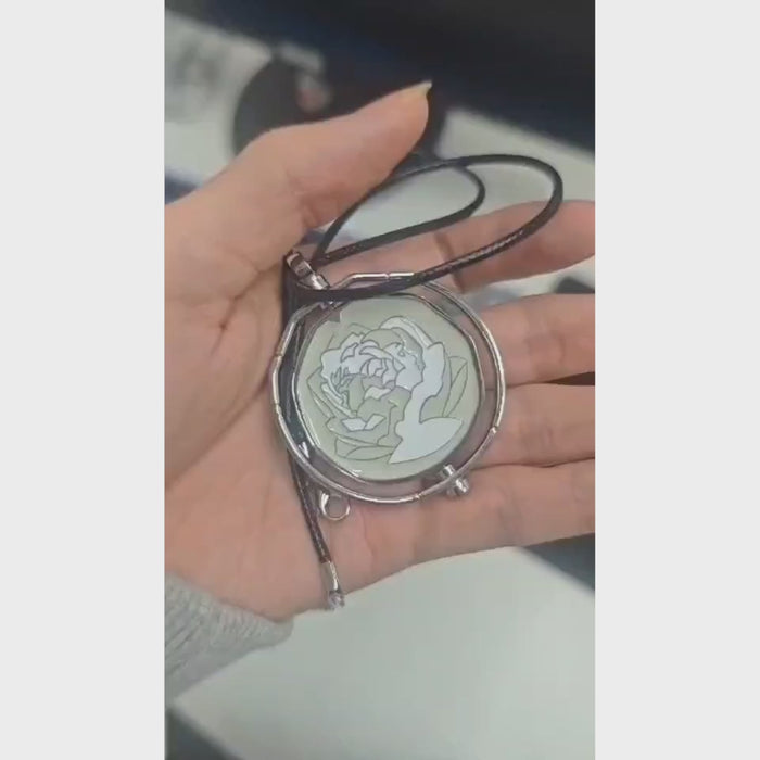 Arcane Blue Rose Necklace - Jinx and Ekko Necklace - New Arcane Season ...